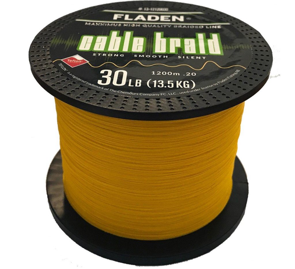 Fladen Maxximus Cable Braid 1200 m, Yellow – Fishing Store